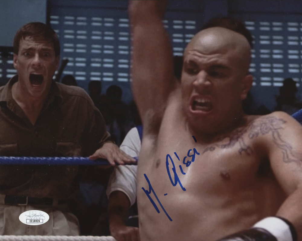 Michel Qissi Signed "Kickboxer" 8x10 Photo (JSA COA) | Pristine Auction