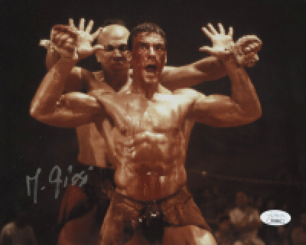 Michel Qissi Signed "Kickboxer" 8x10 Photo (JSA COA) | Pristine Auction