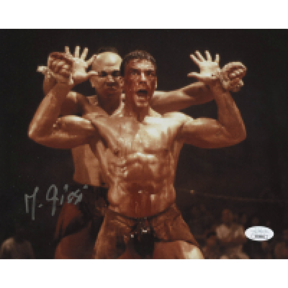 Michel Qissi Signed "Kickboxer" 8x10 Photo (JSA COA) | Pristine Auction