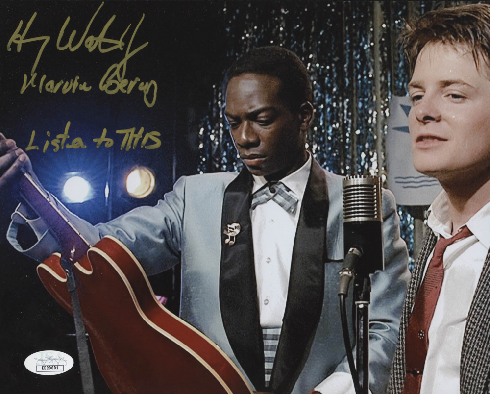 Harry Waters Jr. Signed "Back to the Future Part II" 8x10 Photo ...
