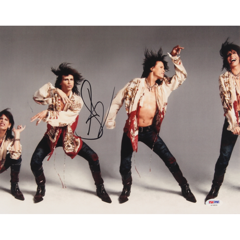 Steven Tyler Signed 11x14 Photo (PSA COA) | Pristine Auction