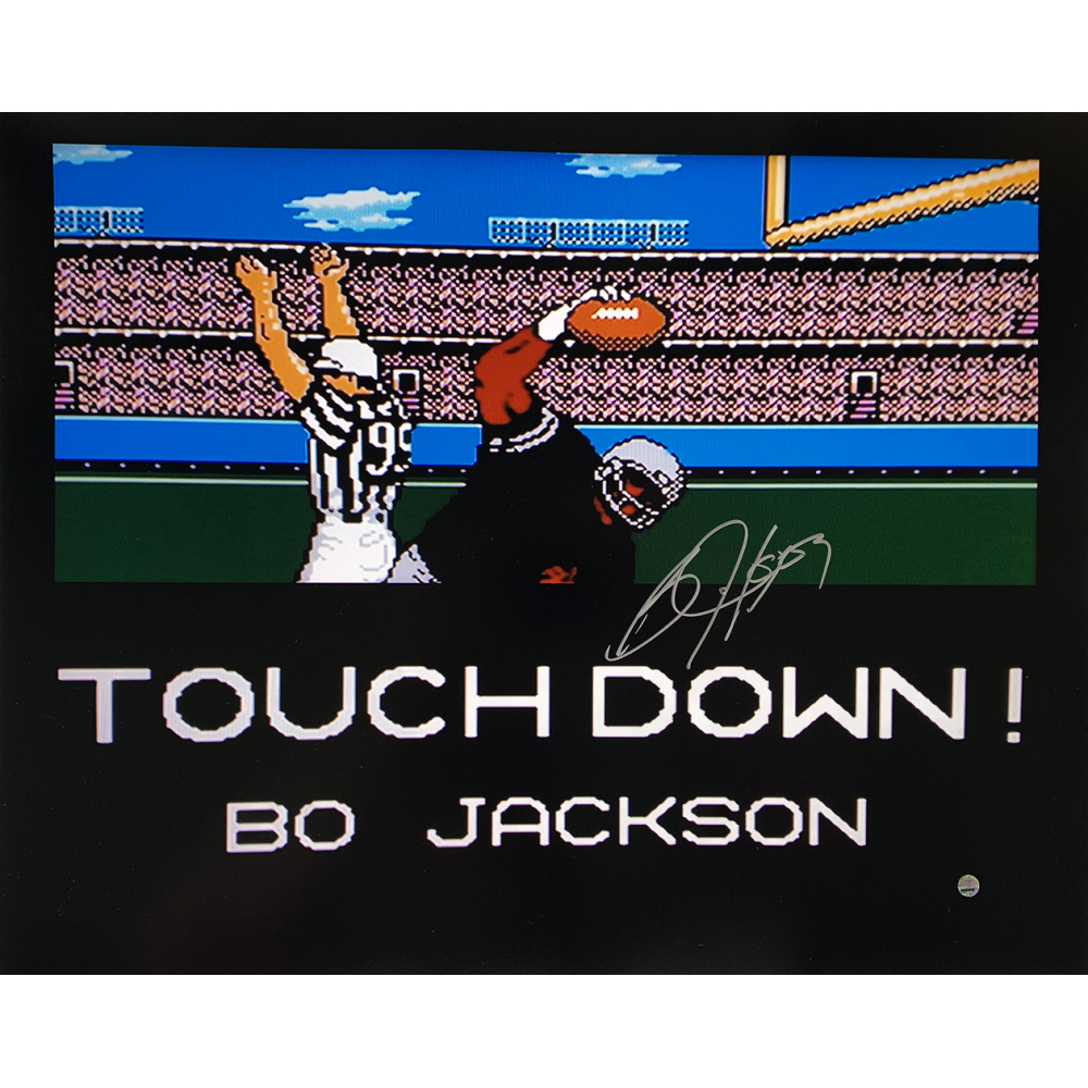 Bo Jackson Signed "Tecmo Bowl" 16x20 Photo (Steiner COA) | Pristine Auction