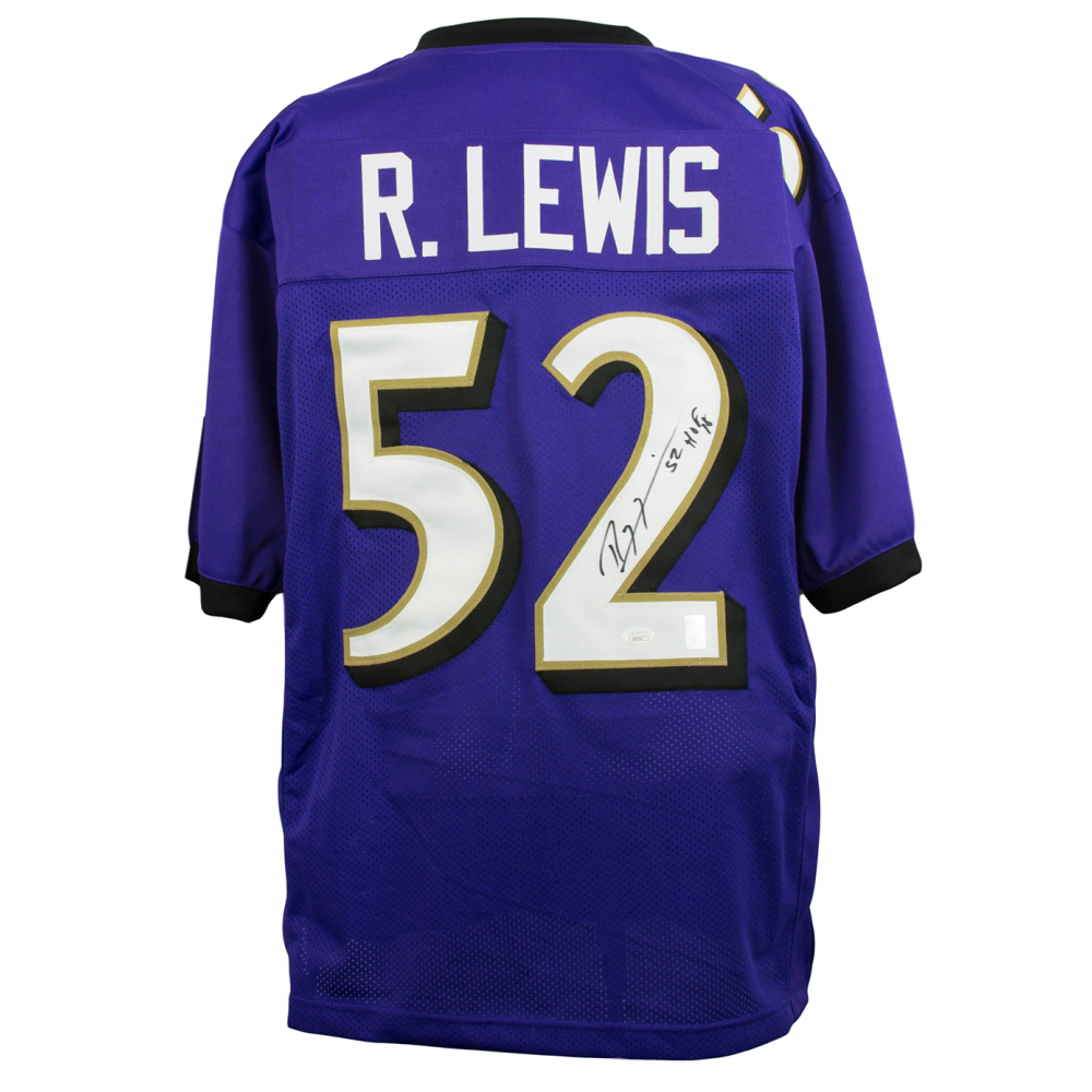 Ray Lewis Signed Jersey Inscribed "HOF 18" (JSA COA & Lewis Hologram ...