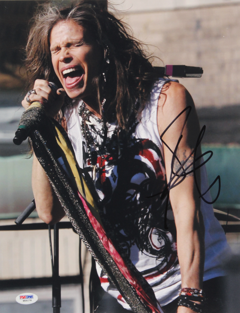 Steven Tyler Signed 11x14 Photo (PSA Hologram) | Pristine Auction