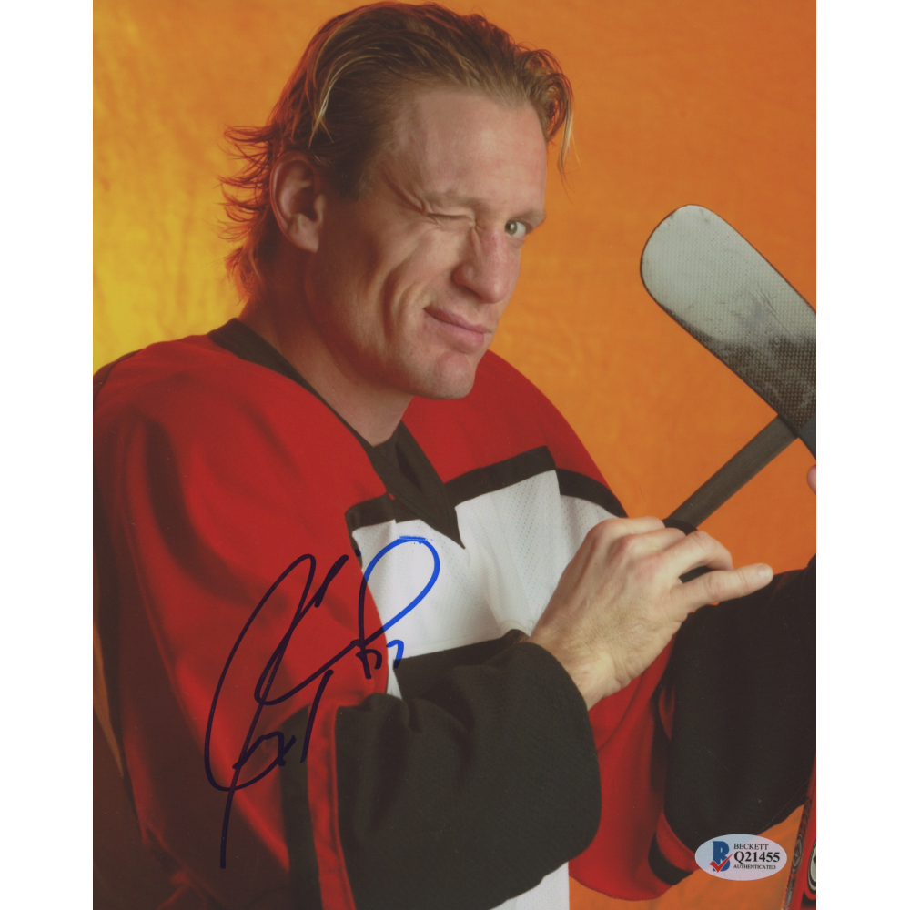 Jeremy Roenick Signed Philadelphia Flyers 8x10 Photo (Beckett COA ...