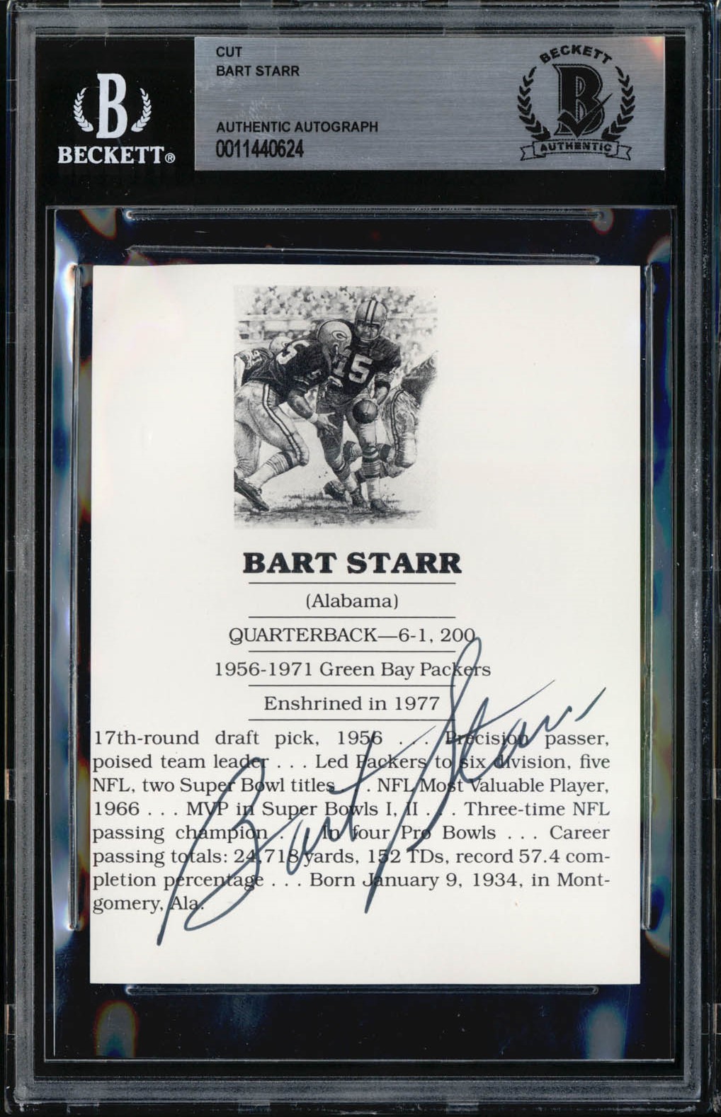 “Golden Age of Football” – Hall of Fame Beckett Encapsulated Mystery ...