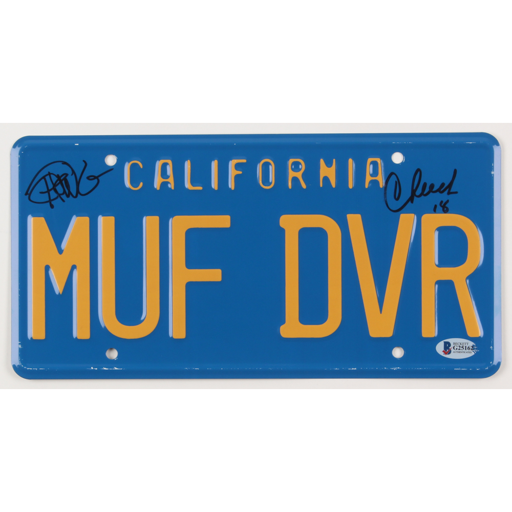 Cheech Marin & Tommy Chong Signed "Up in Smoke" 6x12 License Plate ...