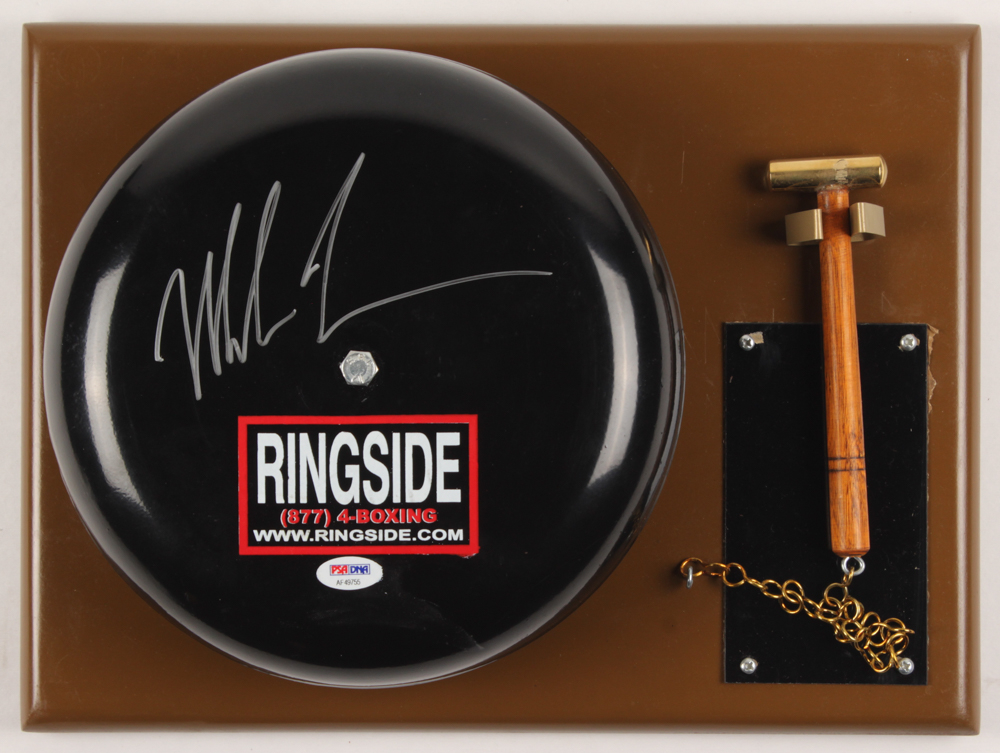 Mike Tyson Signed Authentic Full-Size Ringside Boxing Bell (PSA COA ...