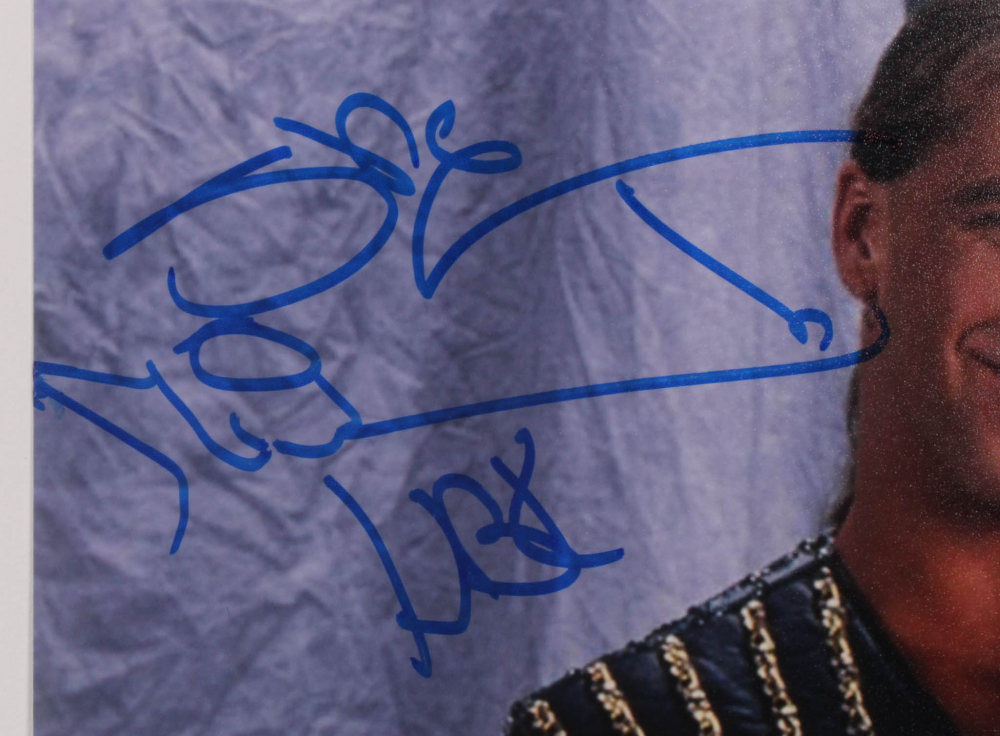 Lot of (2) Signed WWE 8x10 Photos with Bret Hart & Shawn Michaels (Pro ...