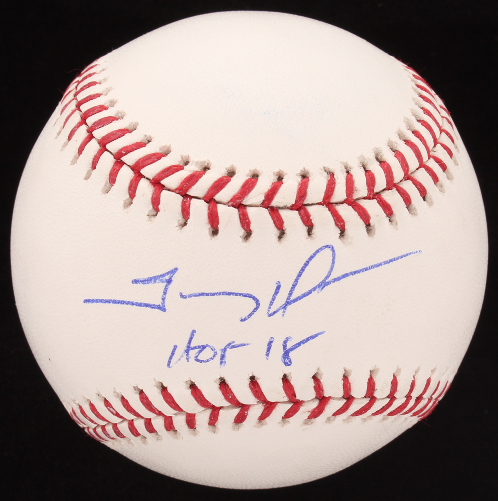 Trevor Hoffman Signed OML Baseball Inscribed "HOF 18" (PSA COA ...