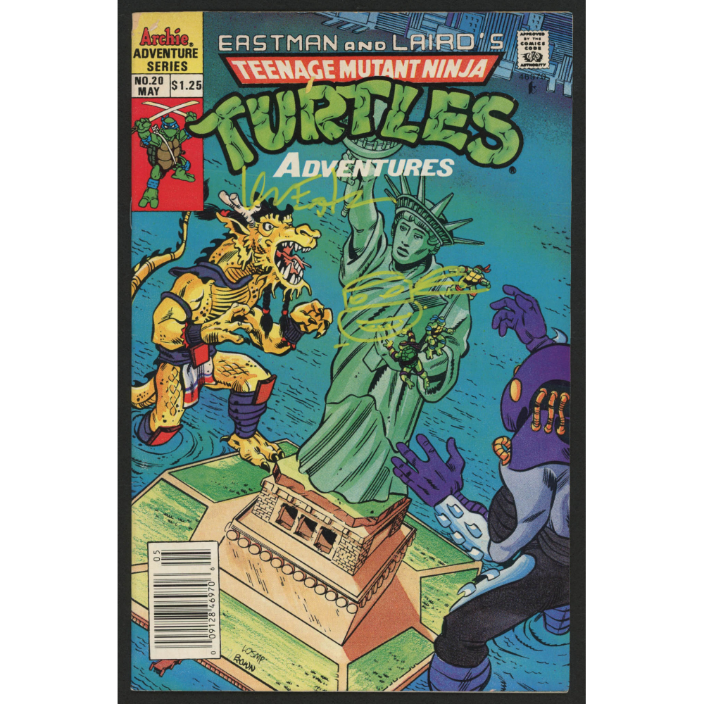 Kevin Eastman Signed Teenage Mutant Ninja Turtles Original Comic Book ...