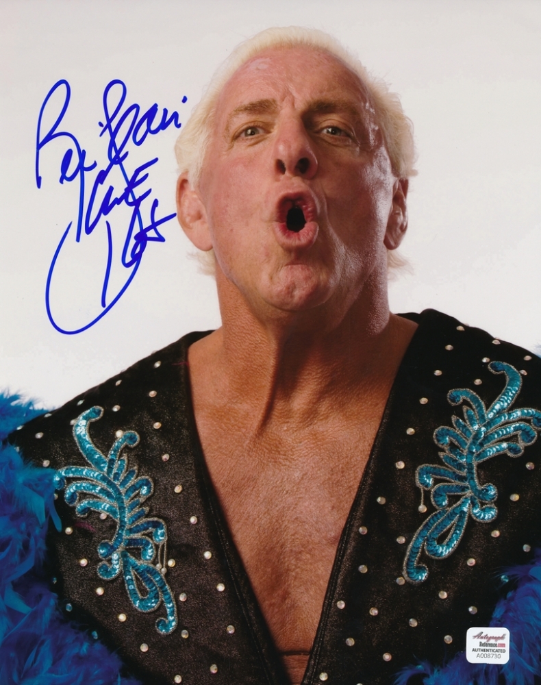 Ric Flair Signed WWE 8x10 Photo Inscribed "WWE 16x" (Autograph ...