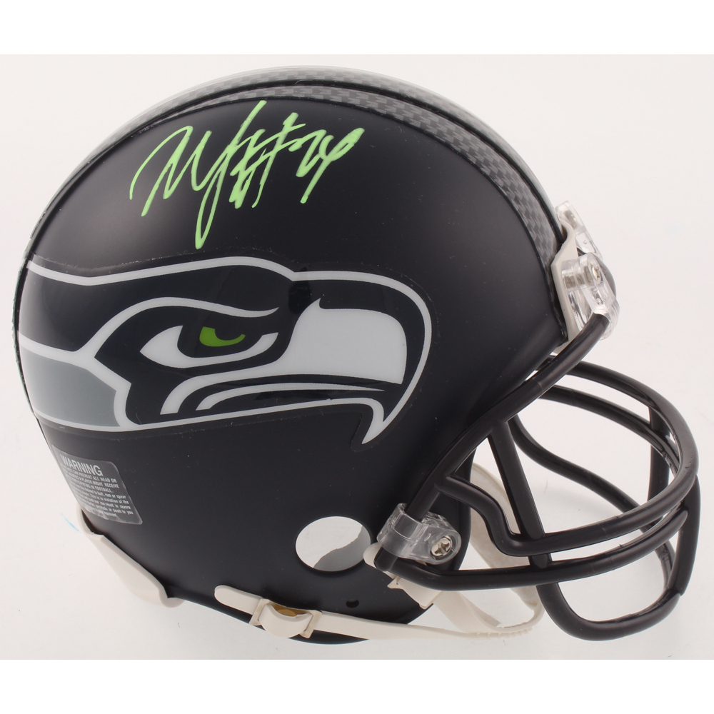 Marshawn Lynch Signed Seattle Seahawks Mini-Helmet (Radtke COA ...