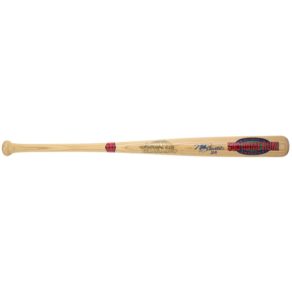 Mike Schmidt Signed Cooperstown 500 Home Run Club Baseball Bat ...