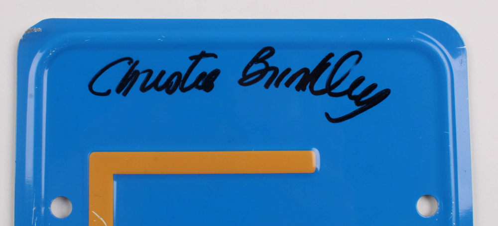 Christie Brinkley Signed "National Lampoon's Vacation" License Plate ...