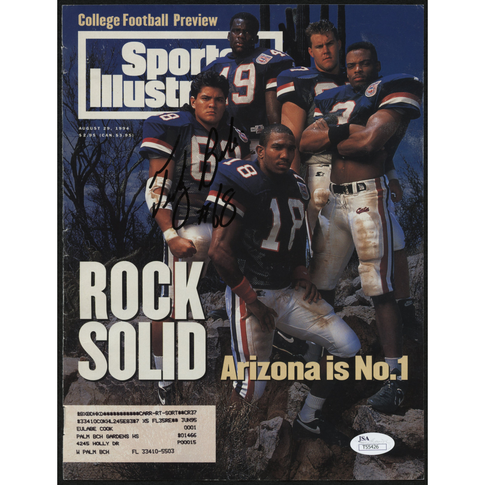 Tedy Bruschi Signed 1994 "Sports Illustrated" Magazine Cover Page (JSA ...