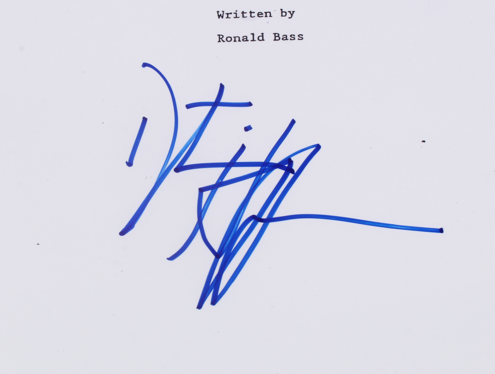 Dustin Hoffman Signed "Rain Man" 17x23 Custom Framed Movie Script ...