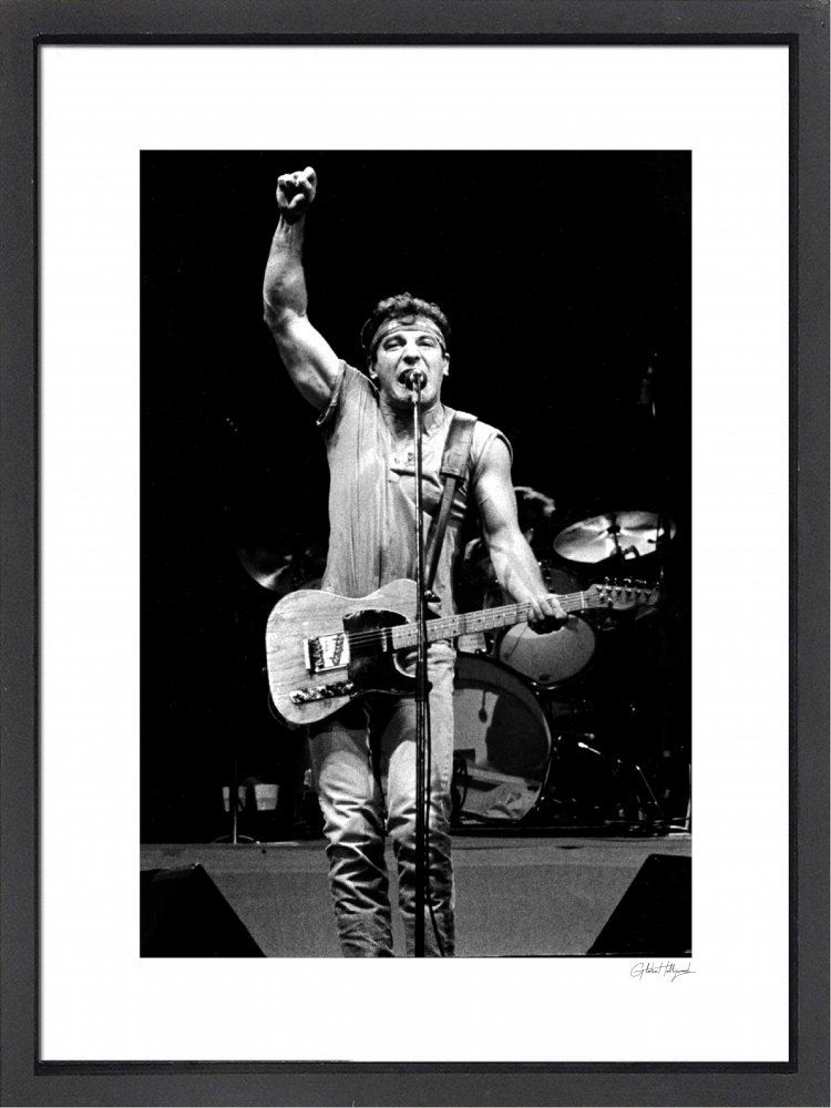 "Bruce Springsteen" 24x30 Custom Framed Globe Hollywood Photo ...