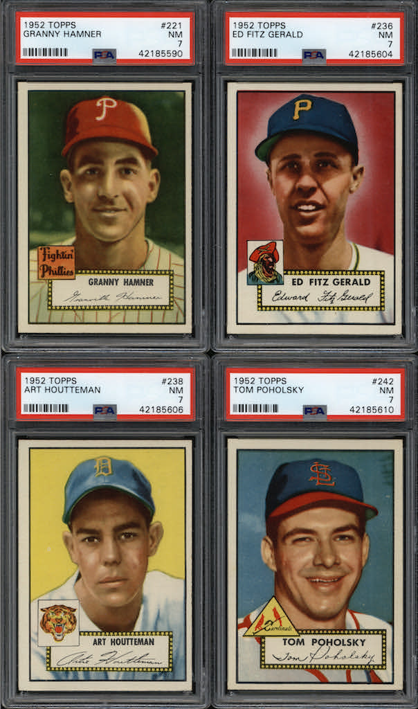 1952 Topps Baseball PSA Graded Set Break Mystery Box! 2 or 3 PSA Graded ...