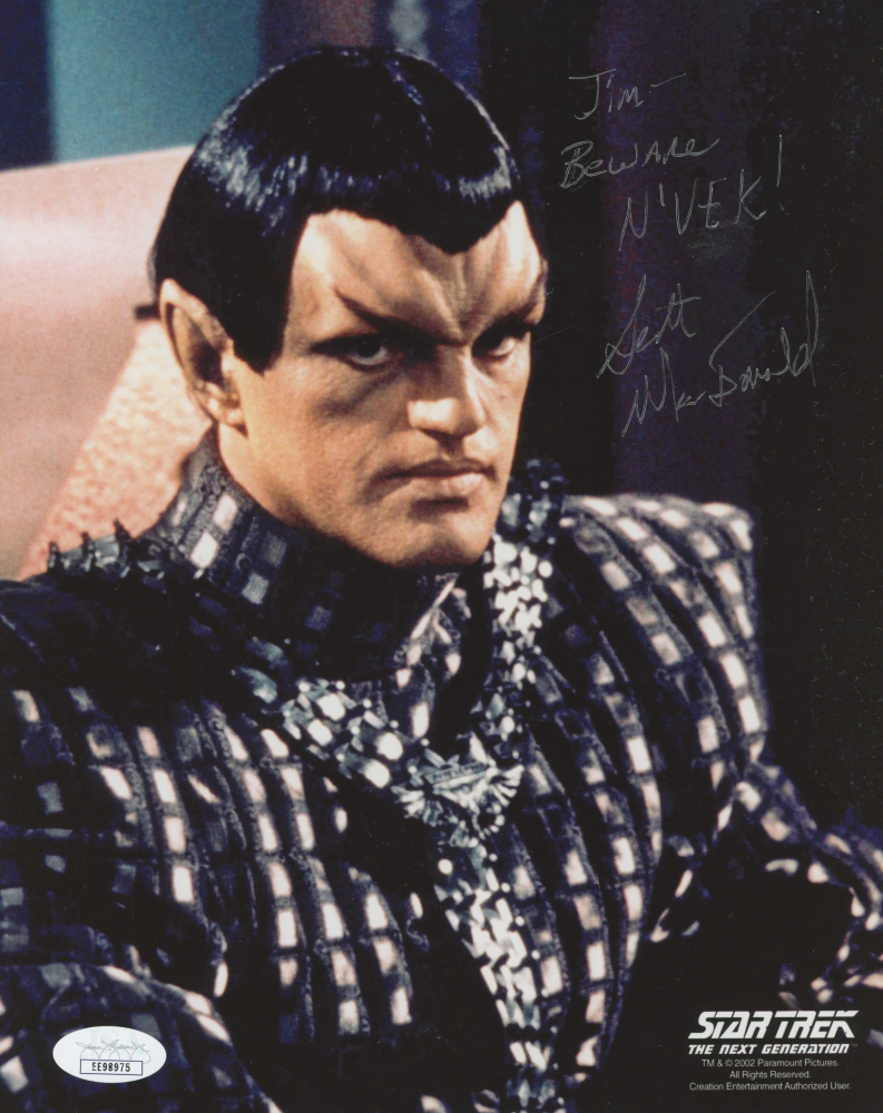 Max Grodenchik Signed "Star Trek: The Next Generation" 8x10 Photo ...