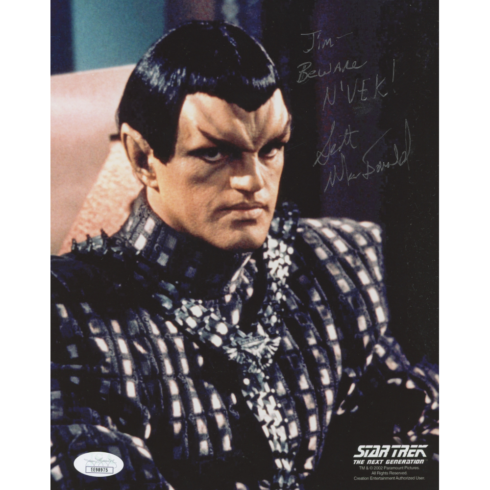 Max Grodenchik Signed "Star Trek: The Next Generation" 8x10 Photo ...