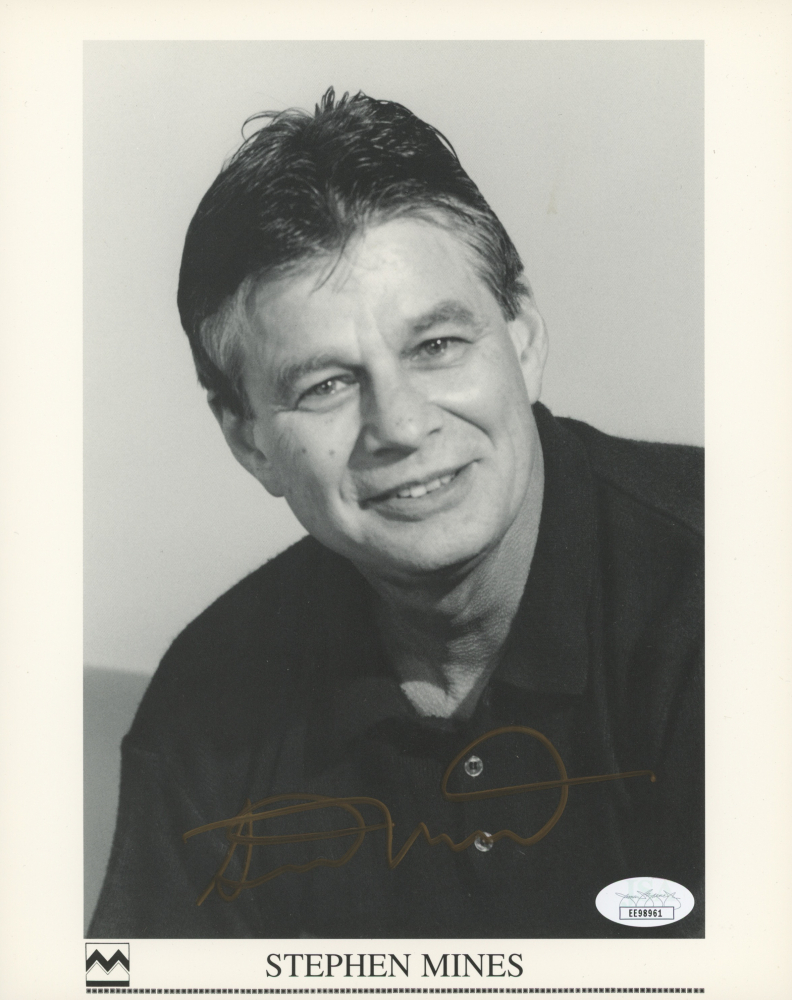 Stephen Mines Signed 8x10 Photo (JSA COA) | Pristine Auction