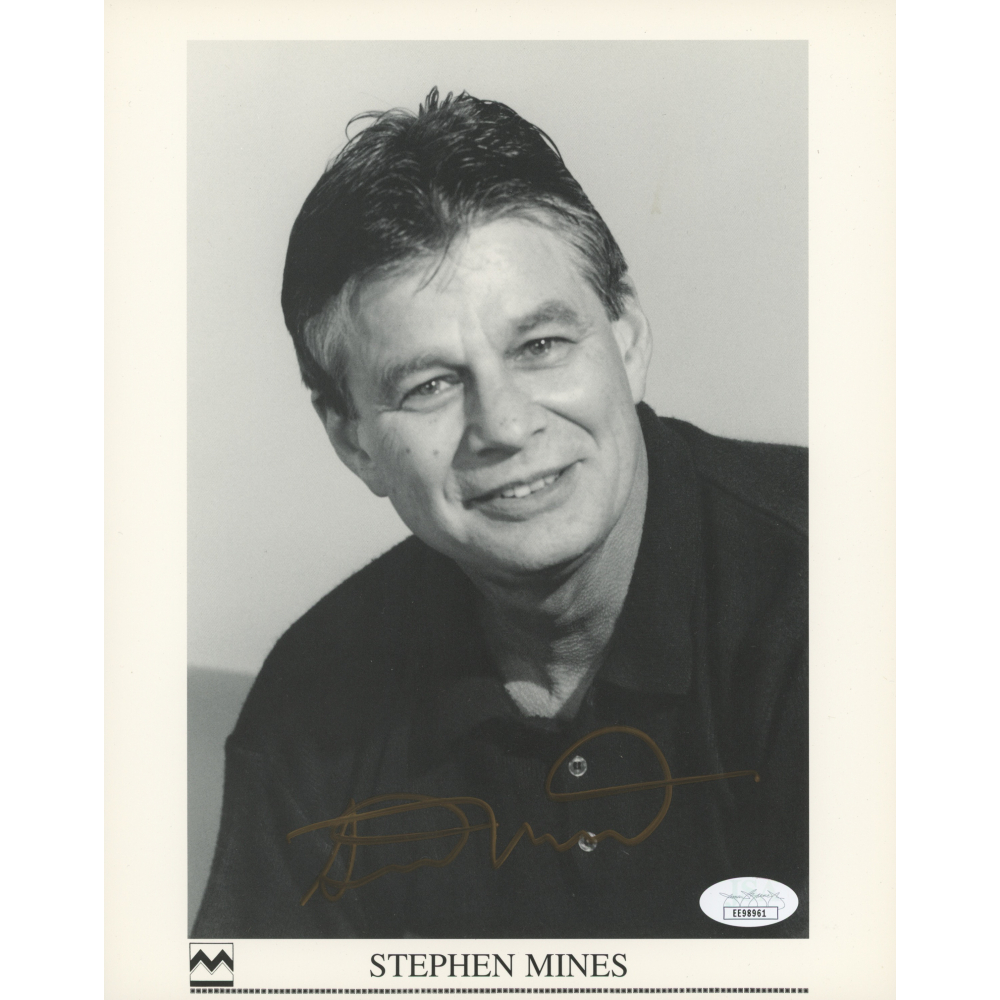 Stephen Mines Signed 8x10 Photo (JSA COA) | Pristine Auction