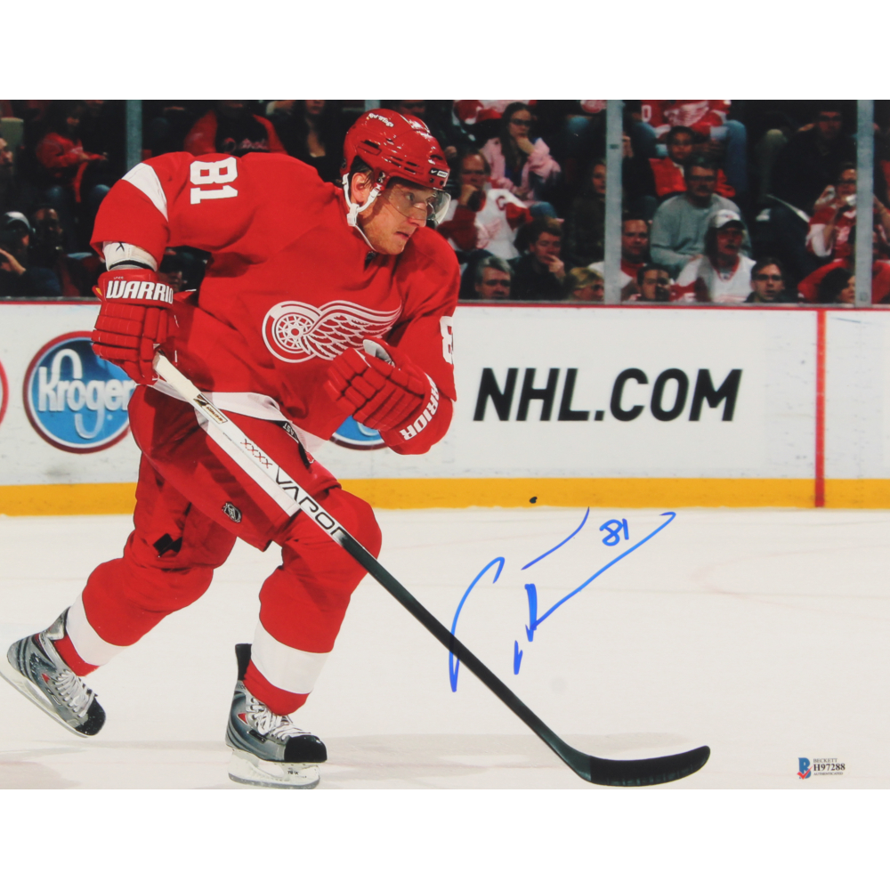 Marian Hossa Signed Detroit Red Wings 11x14 Photo (Beckett COA ...