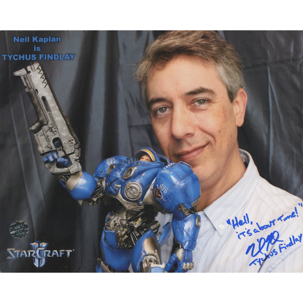 Neil Kaplan Signed "StarCraft" 8x10 Photo Inscribed "Hell, It's About ...