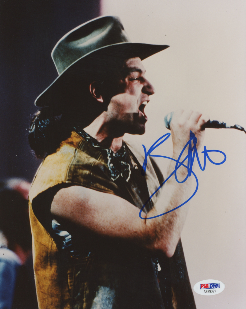 Bono Signed U2 8x10 Photo (Beckett COA) | Pristine Auction