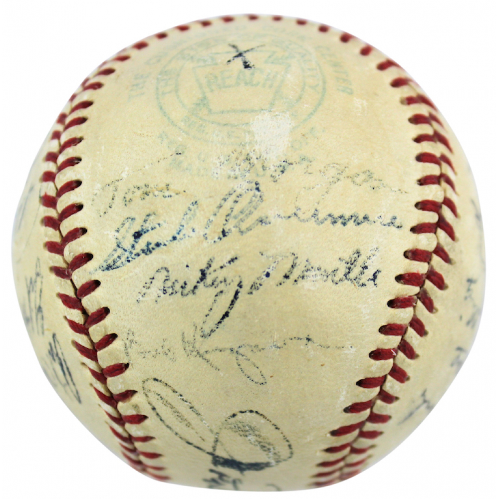 1951 World Series Champions New York Yankees OAL Baseball Team-Signed ...