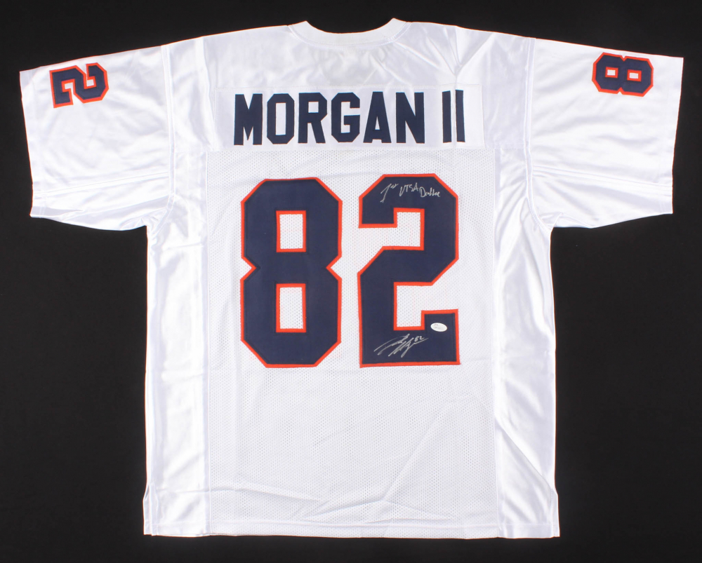 David Morgan II Signed Jersey Inscribed "1st UTSA Drafter" (JSA COA ...