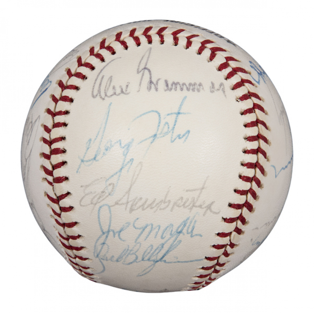 1975 Cincinnati Reds World Series Champions ONL Baseball Team-Signed by ...