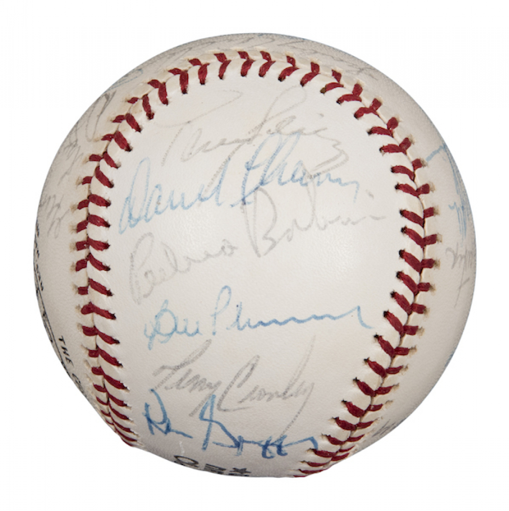 1975 Cincinnati Reds World Series Champions ONL Baseball Team-Signed by ...