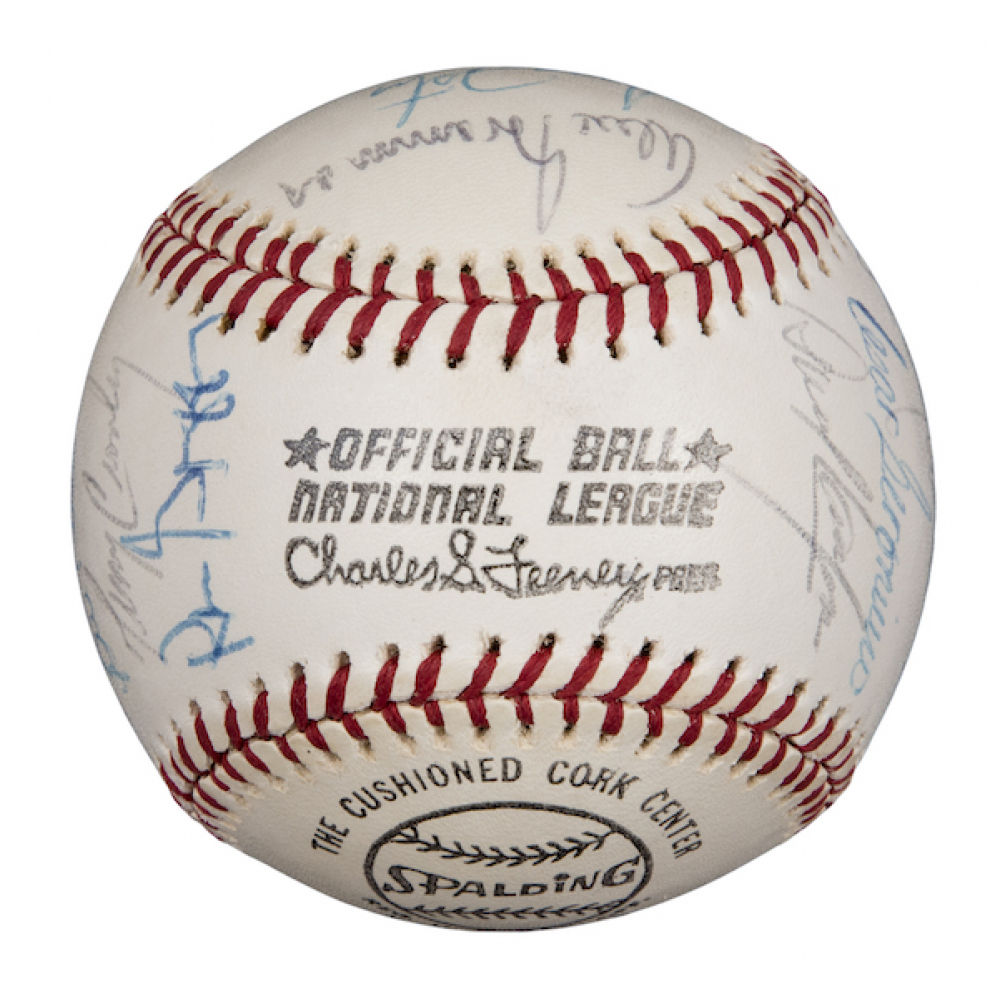 1975 Cincinnati Reds World Series Champions ONL Baseball Team-Signed by ...