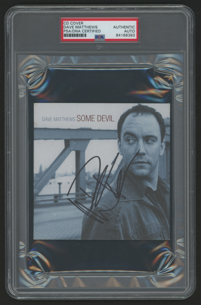Dave Matthews Signed "Some Devil" CD Cover (PSA Encapsulated ...
