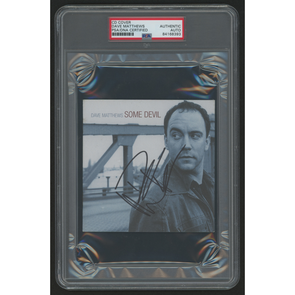 Dave Matthews Signed "Some Devil" CD Cover (PSA Encapsulated ...