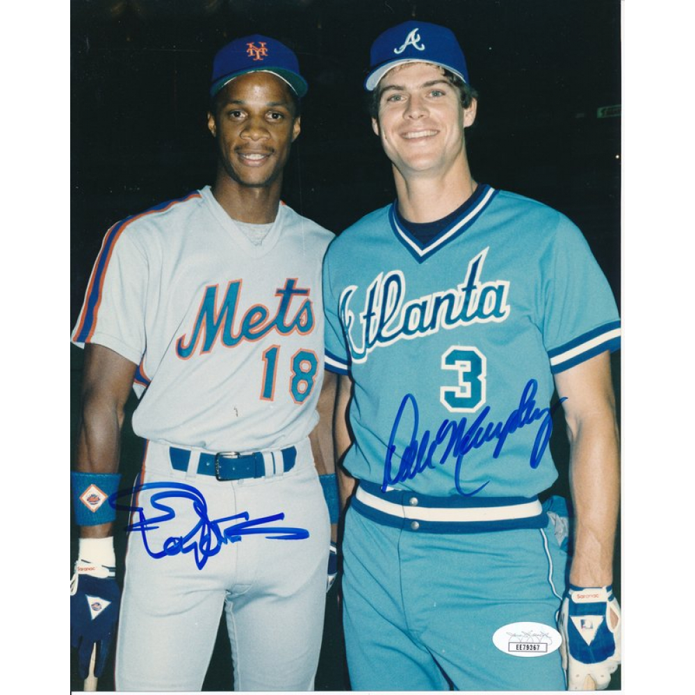 Darryl Strawberry & Dale Murphy Signed 8x10 Photo (JSA COA) | Pristine ...