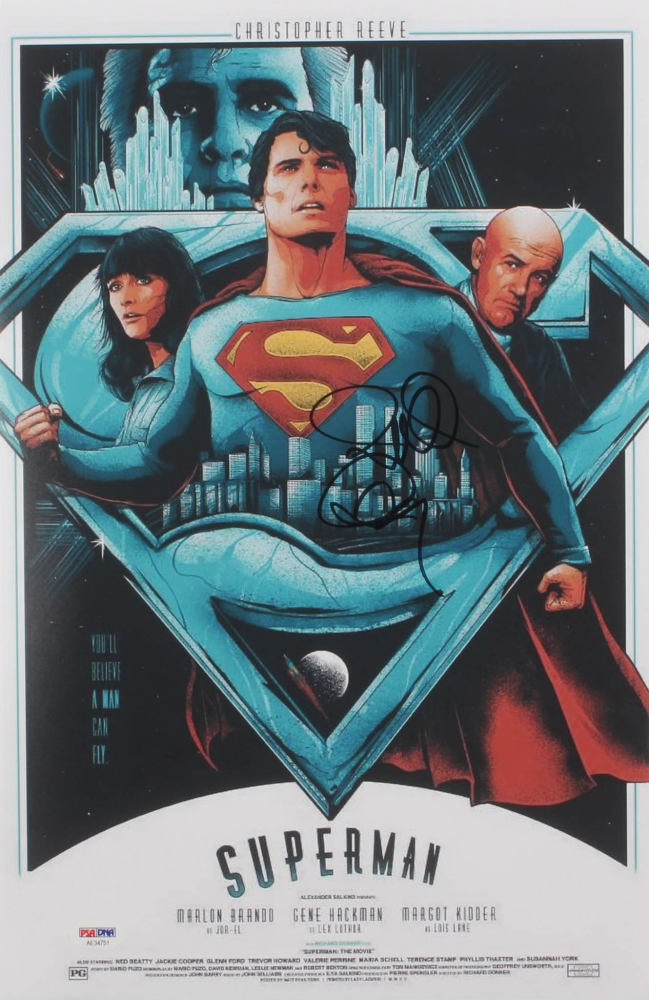 Richard Donner Signed "Superman" 11x17 Print (PSA Hologram) | Pristine ...