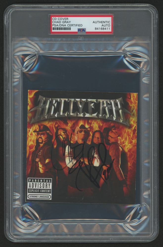 Chad Gray & Vinnie Paul Signed Hellyeah "Hellyeah" CD Cover (PSA Encapsulated) | Pristine Auction