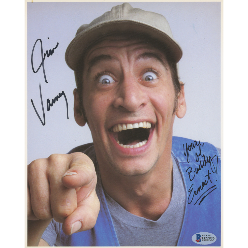 Jim Varney Signed "Hey Vern, It's Ernest!" 8x10 Photo Inscribed "Your ...