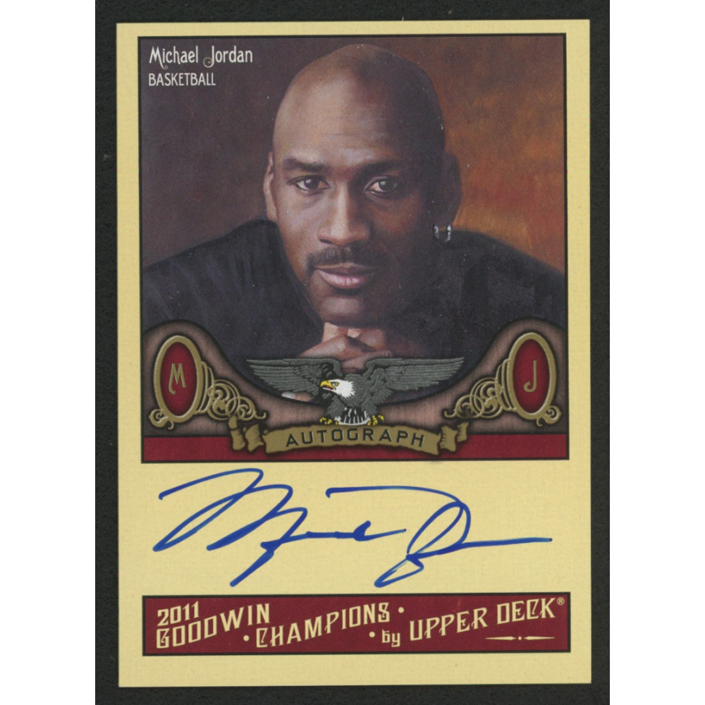 2012 Upper Deck Goodwin Champions Autographs #AMJ Michael Jordan A ...