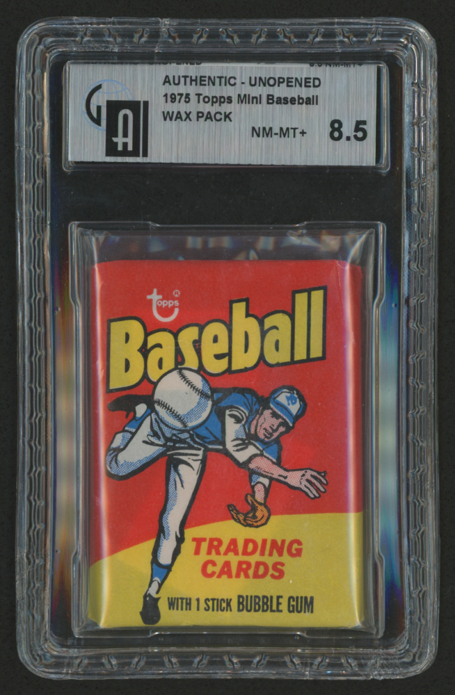 1975 Topps Mini Baseball Wax Pack (ga 8.5) | Pristine Auction