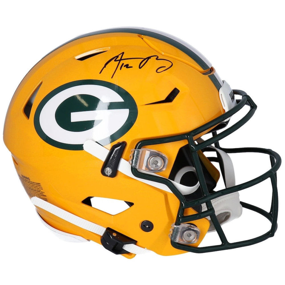 Aaron Rodgers Signed Green Bay Packers Full-Size Authentic On-Field ...