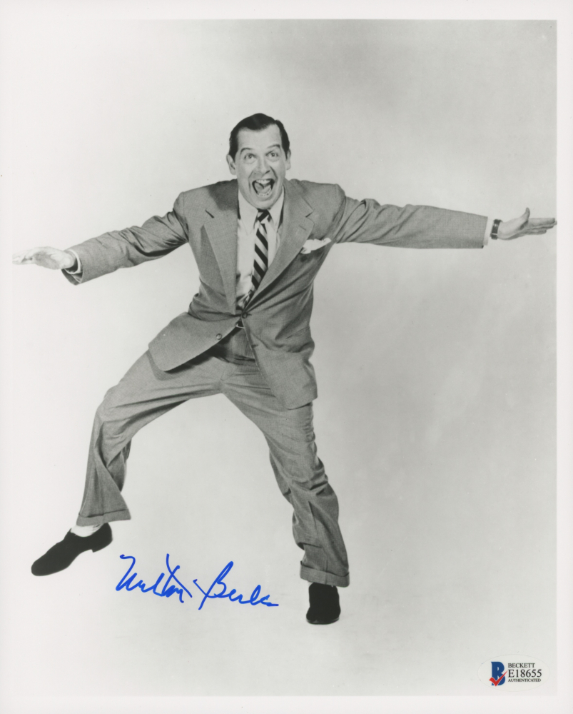 Milton Berle Signed 8x10 Photo (Beckett COA) | Pristine Auction