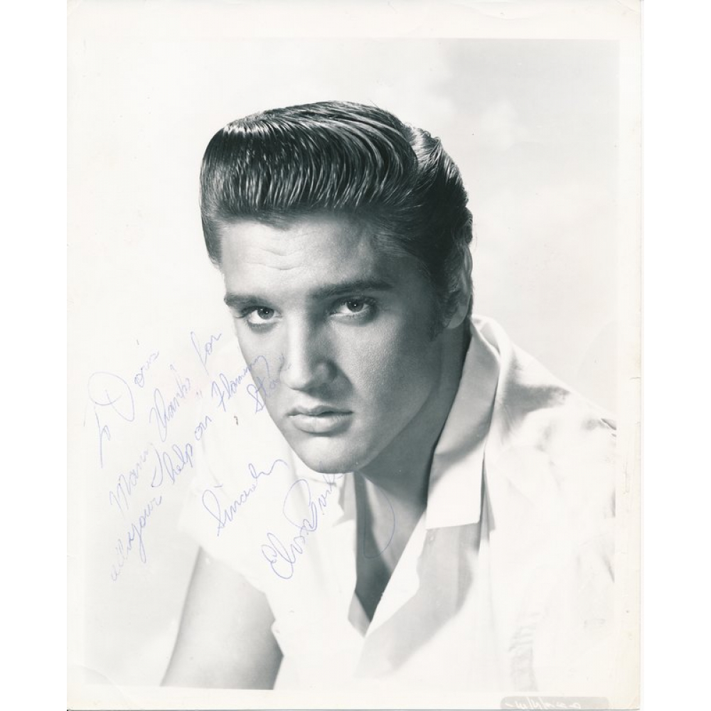 Elvis Presley Signed 8x10 Photo With Extend Inscription (JSA LOA ...