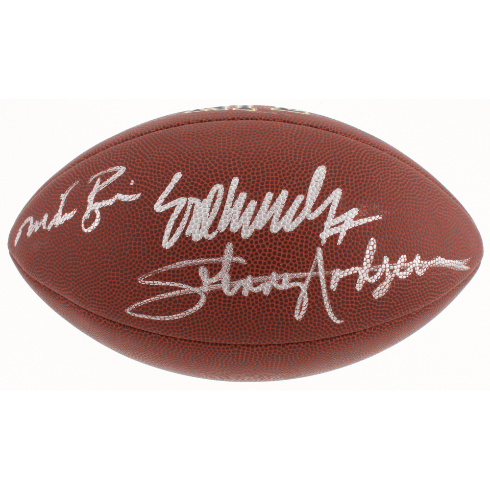 Mike Rozier, Eric Crouch & Johnny Rodgers Signed NFL Football (JSA COA ...