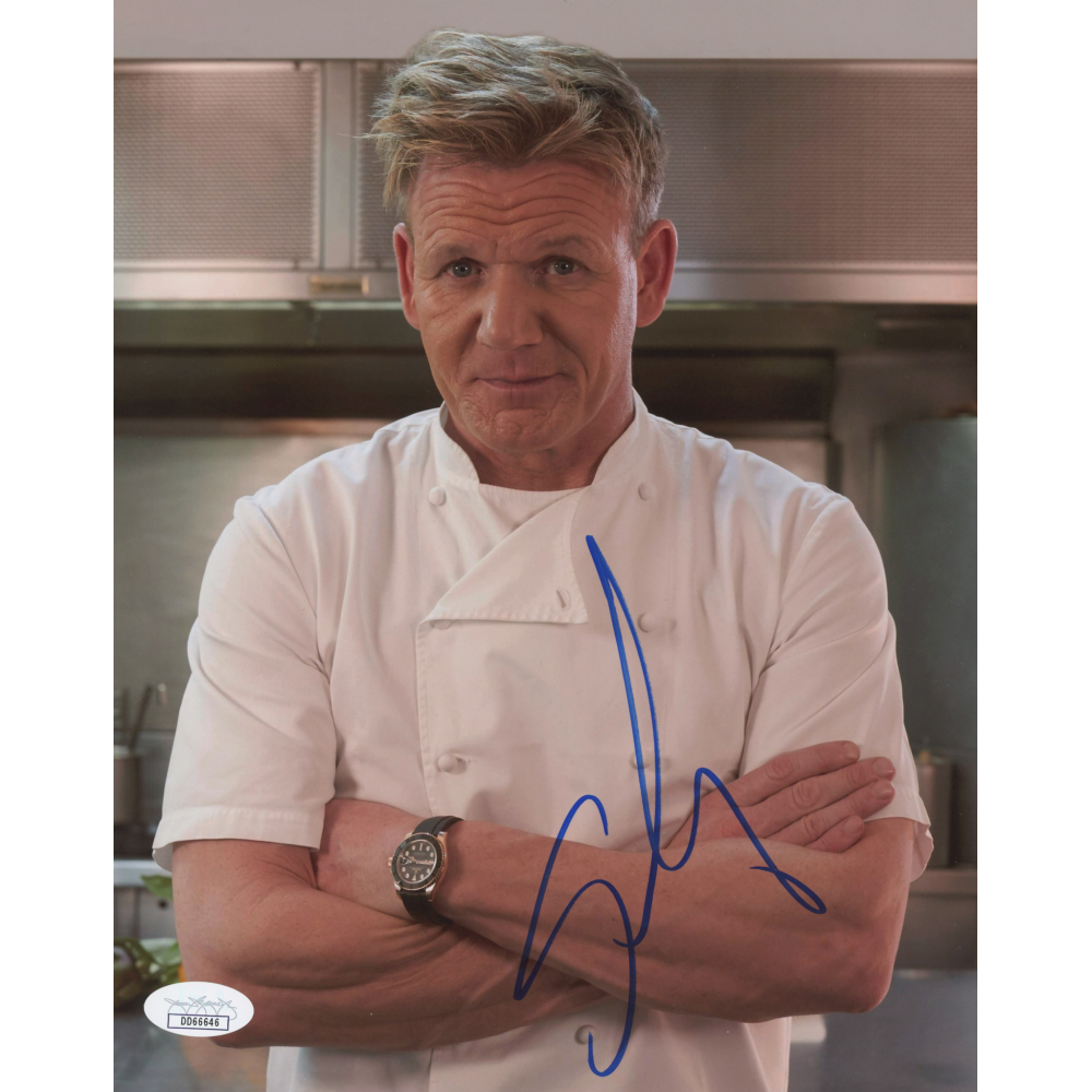 Gordon Ramsay Signed 8x10 Photo (JSA COA) | Pristine Auction