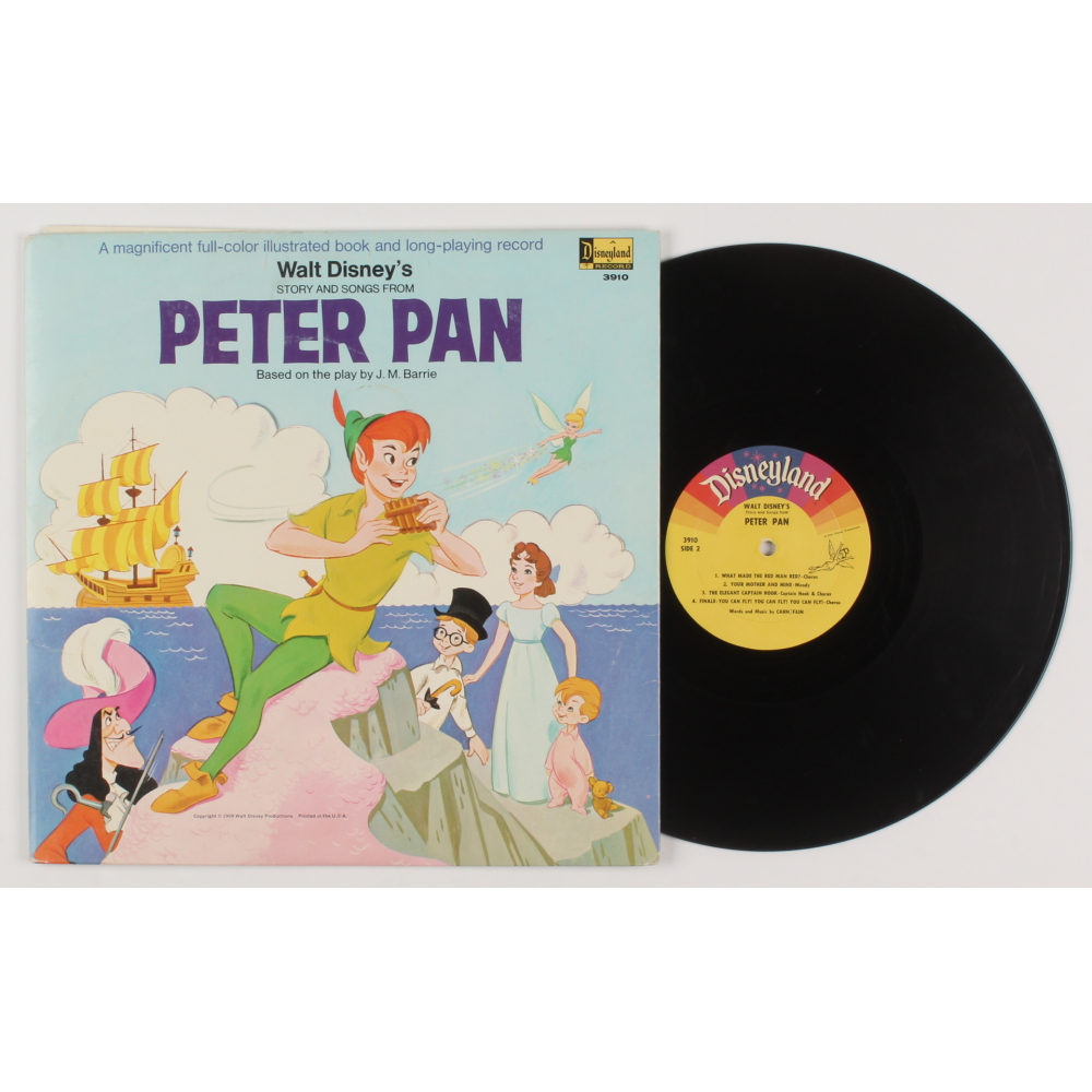 Vintage 1969 "Peter Pan" LP Vinyl Record Album with Storybook ...