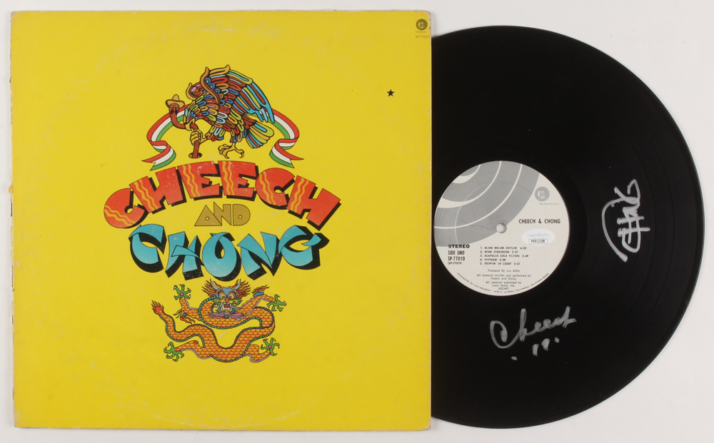 Cheech Marin & Tommy Chong Signed "Cheech and Chong" Vinyl Record Album ...